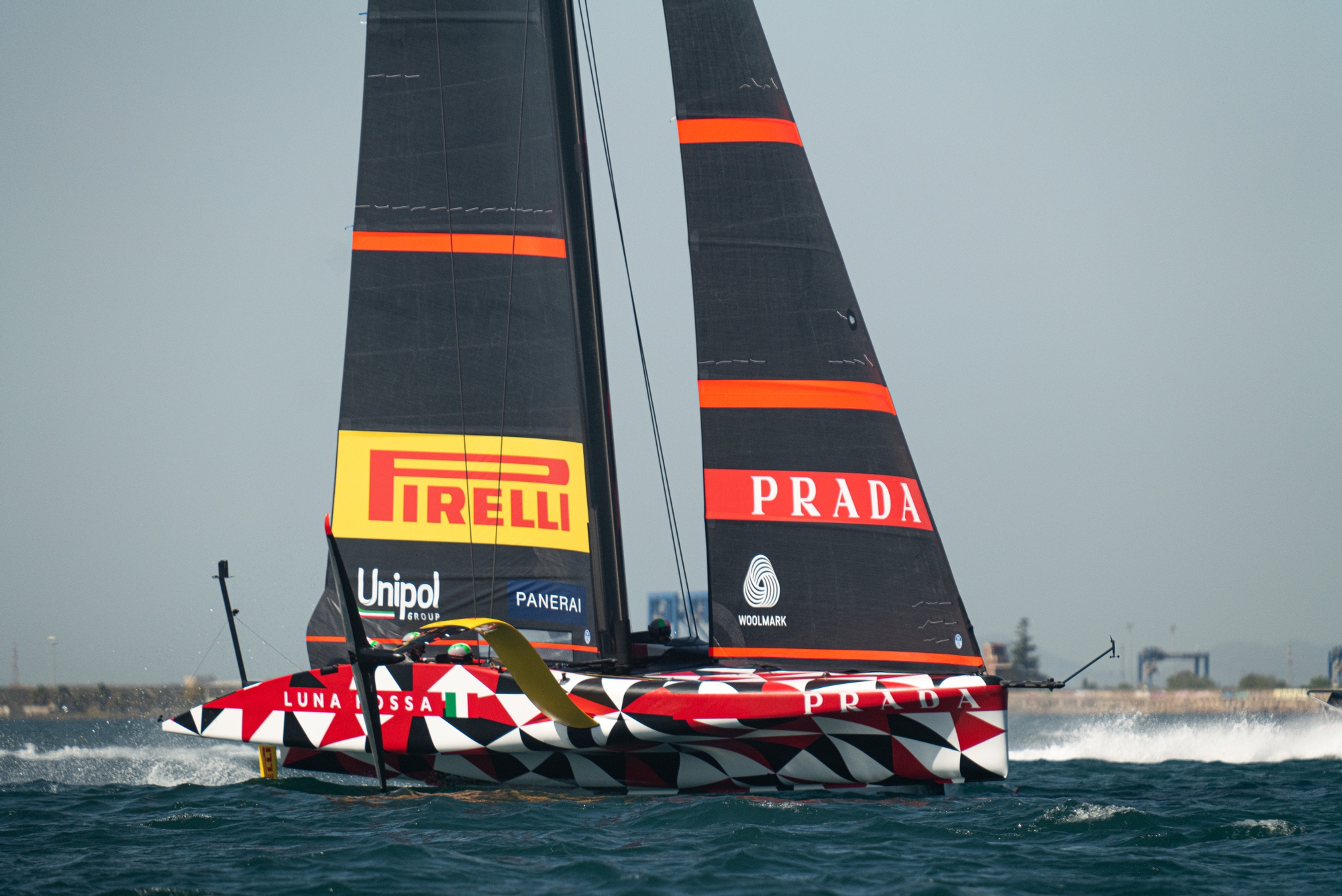 LUNA ROSSA AT FULL BORE - 37th America's Cup