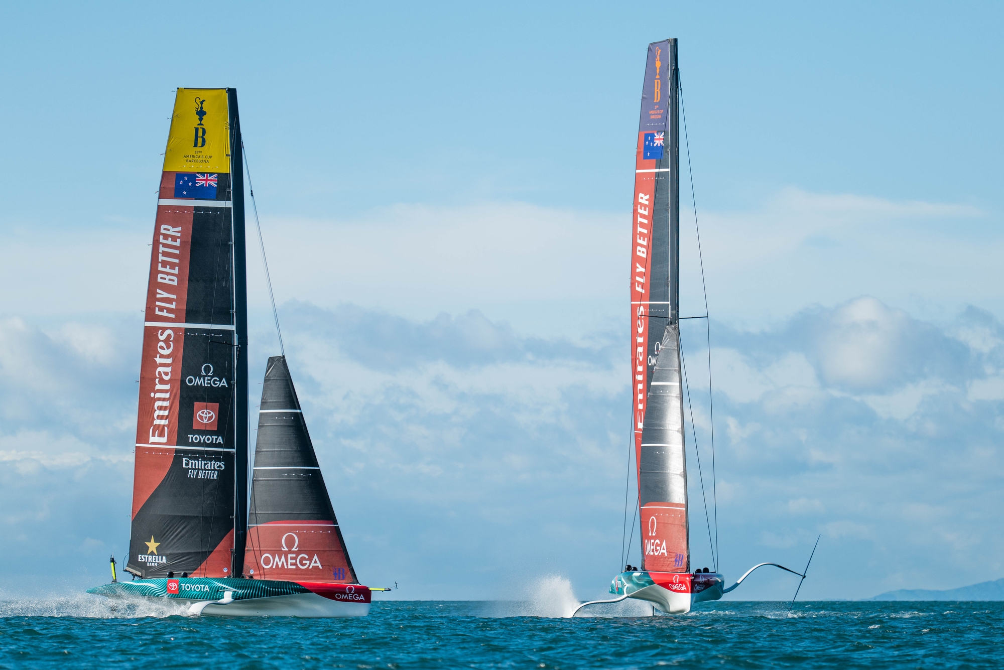 TRAINING INTENSIFIES IN AUCKLAND - 37th America's Cup