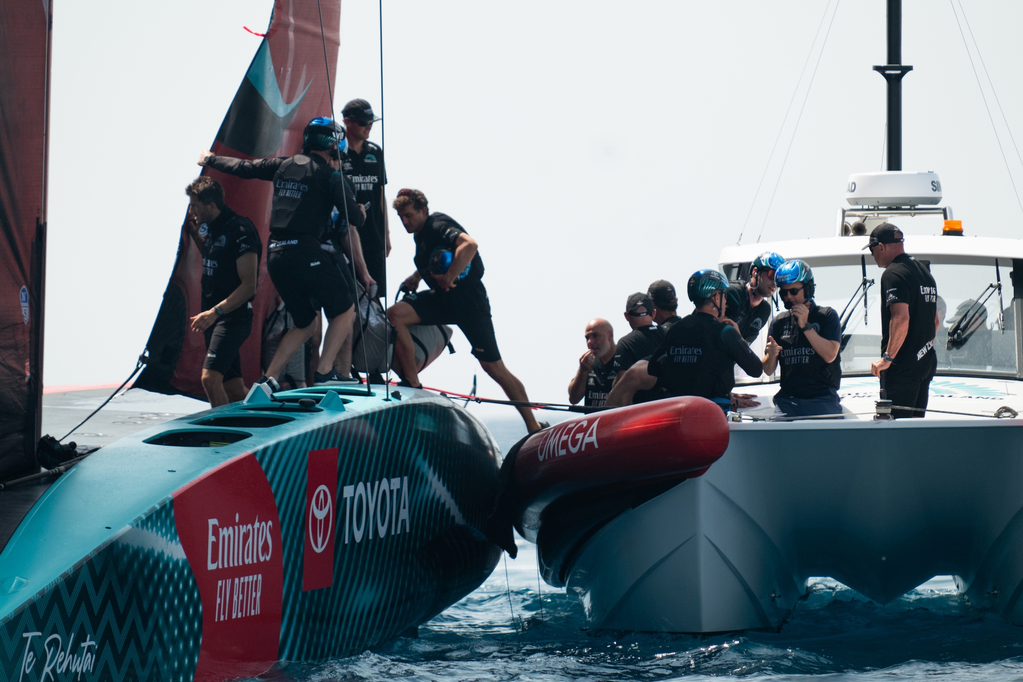 BARCELONA & CAGLIARI - THE LEEWAY BATTLE CONTINUES - 37th America's Cup