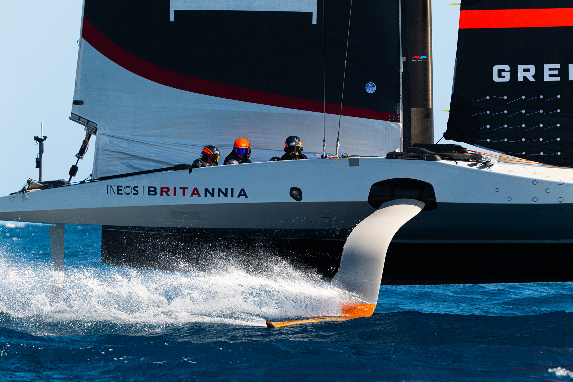KIWIS LAUNCH THEIR AC40 IN BUMPY WINDY BARCELONA - 37th America's Cup