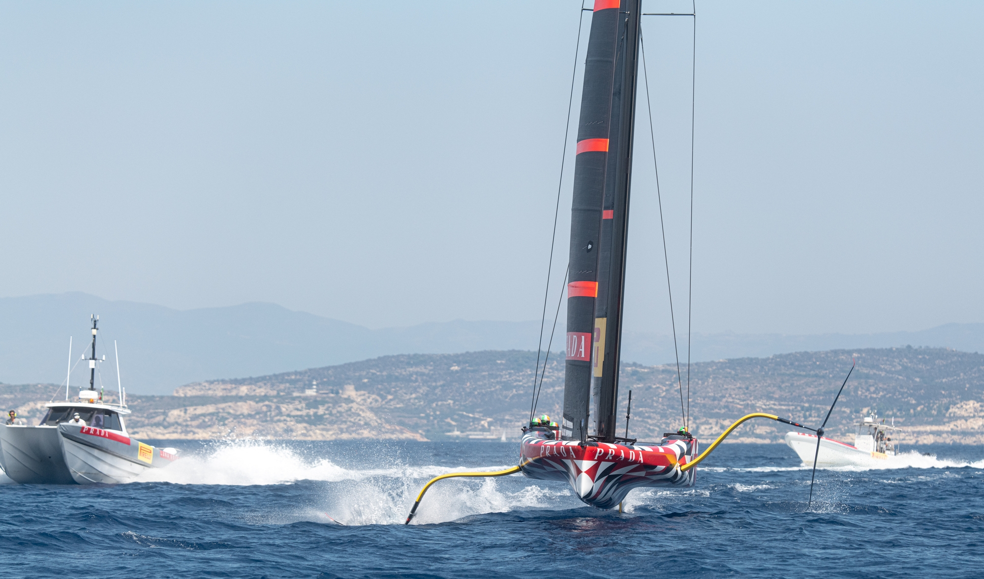 ITALIANS AND BRITISH PUSH ON WITH LEQ12 TRAINING - 37th America's Cup
