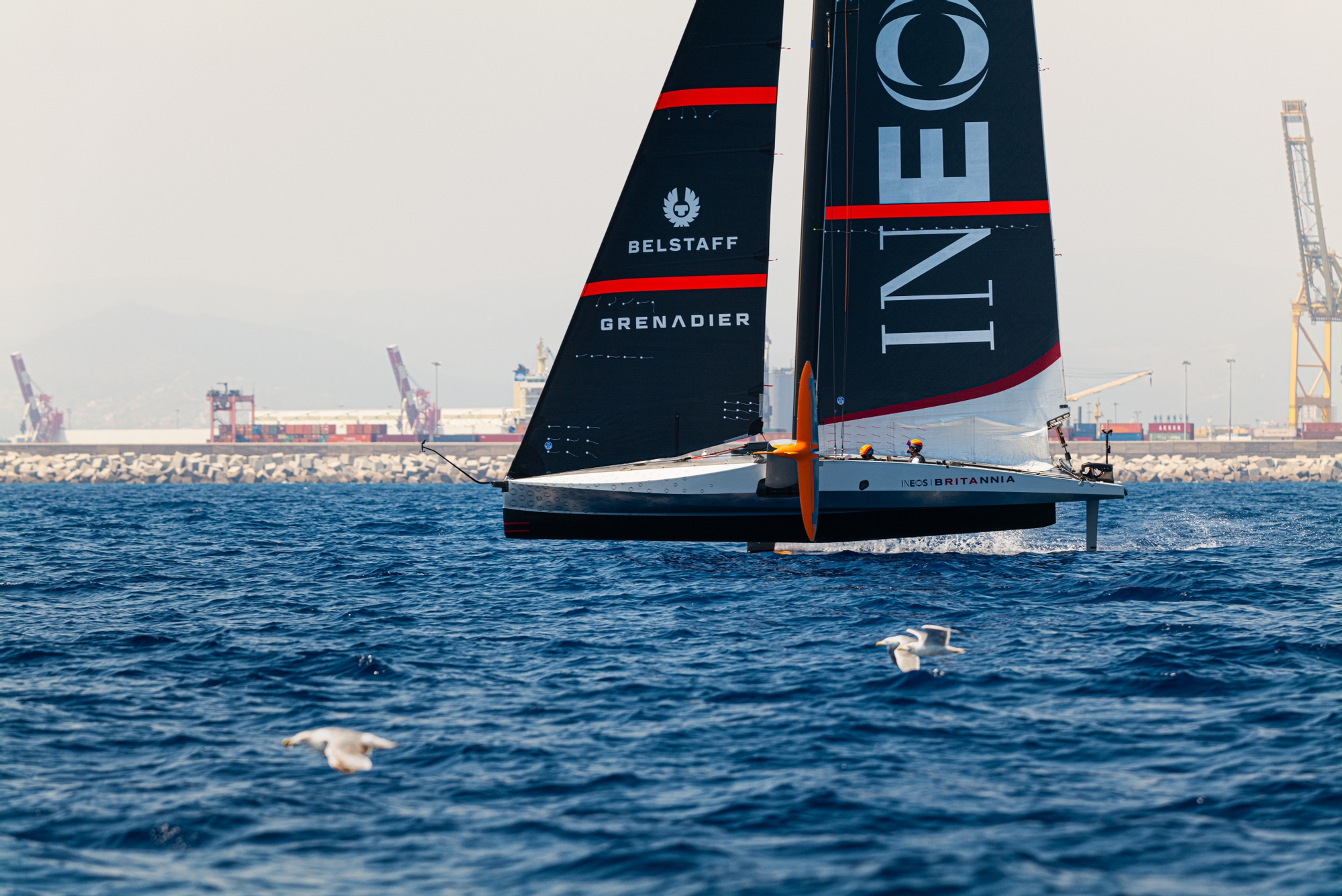 ITALIANS AND BRITISH PUSH ON WITH LEQ12 TRAINING - 37th America's Cup