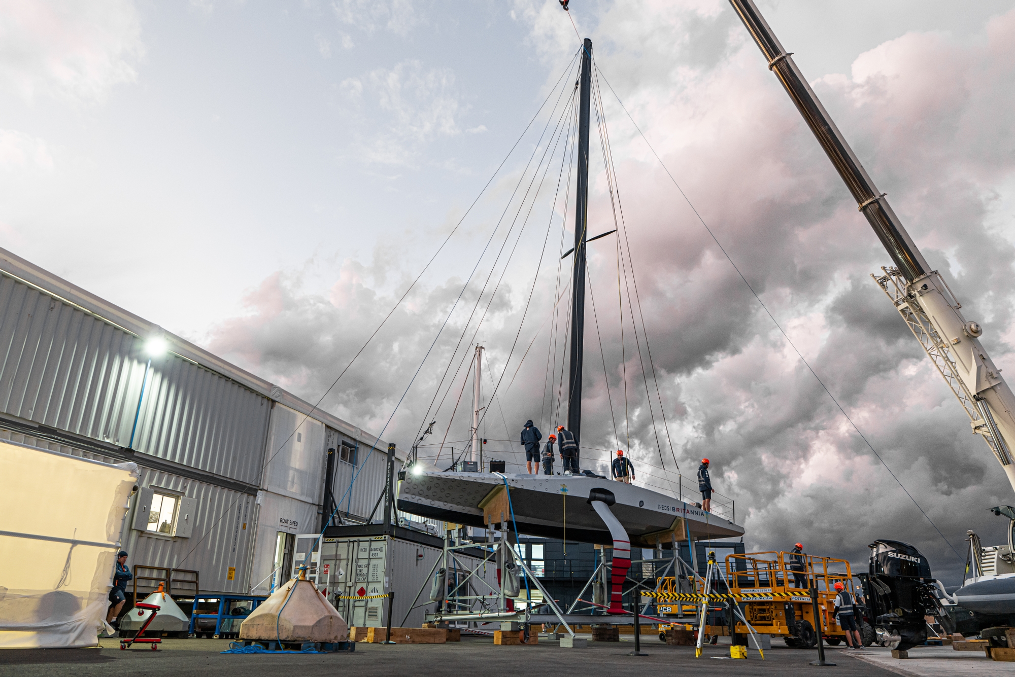 RIGGING THE SILVER ARROW - 37th America's Cup