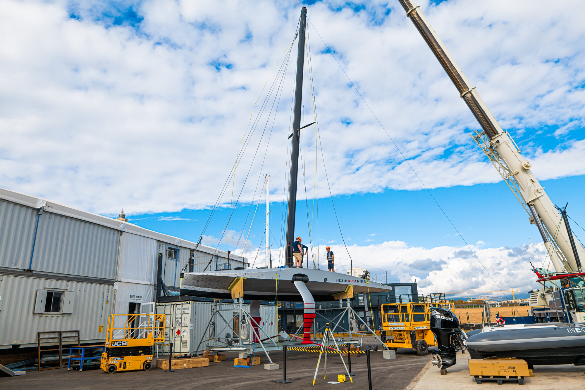 RIGGING THE SILVER ARROW - 37th America's Cup